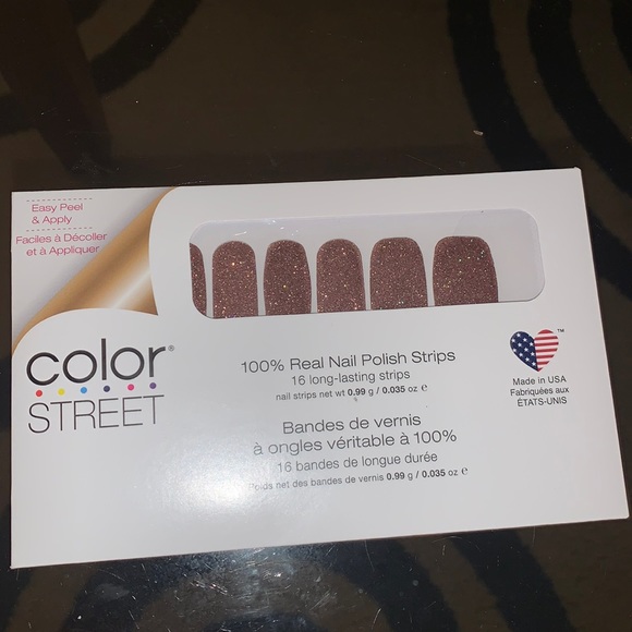 Color Street | Makeup | Colorstreet Bronze Glitter Nails | Poshmark